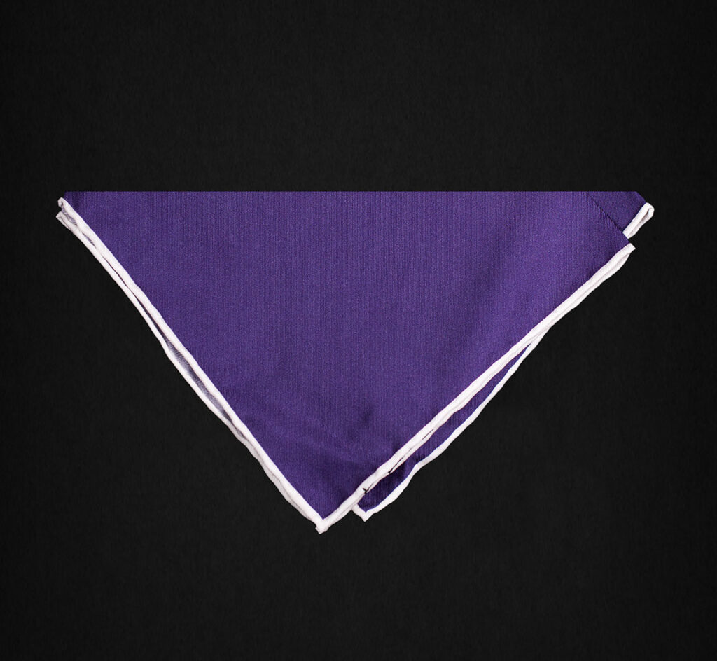 PLAIN-DARK PURPLE POCKET SQUARE – ORANGESQUARE